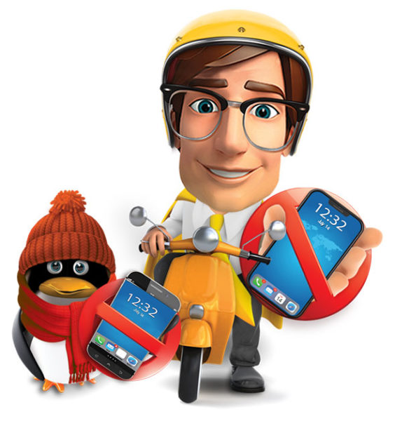 Don't be distracted. Put your cell phones away. - SFM Mutual Insurance