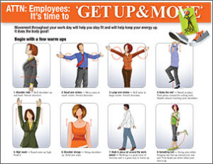 get-up-and-move-stretching-illustration-poster - SFM Mutual Insurance