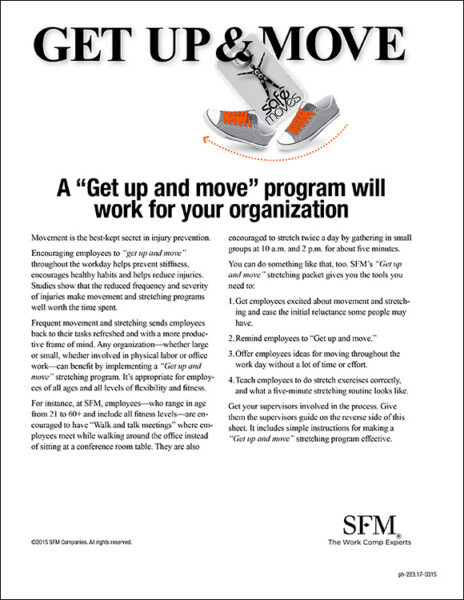 get-up-and-move-supervisor-guide - SFM Mutual Insurance